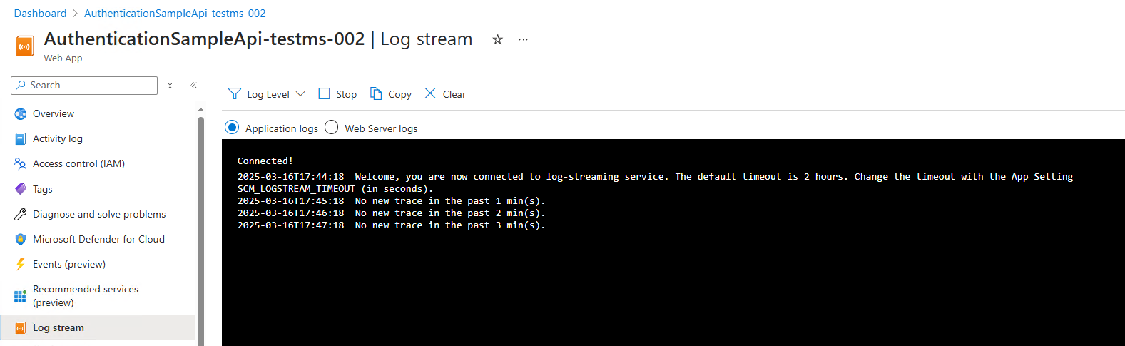 HowTo: Use dynamic logging to manage loglevel dinamically, at runtime – Diginsight Telemetry